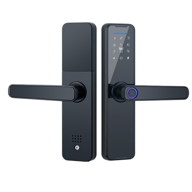 Yala smart, digitala pentru usa cu aplicatie WiFi, pentru exterior ...