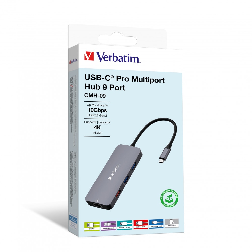 Hub USB Verbatim Type-C, Multiport, USB 3.2 Gen 1 - eMAG.ro