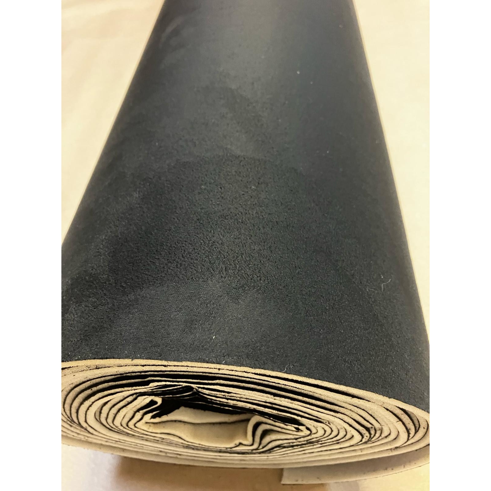 1 metru material plafon auto, Alcantara, Negru, Latime 1.5 m - eMAG.ro