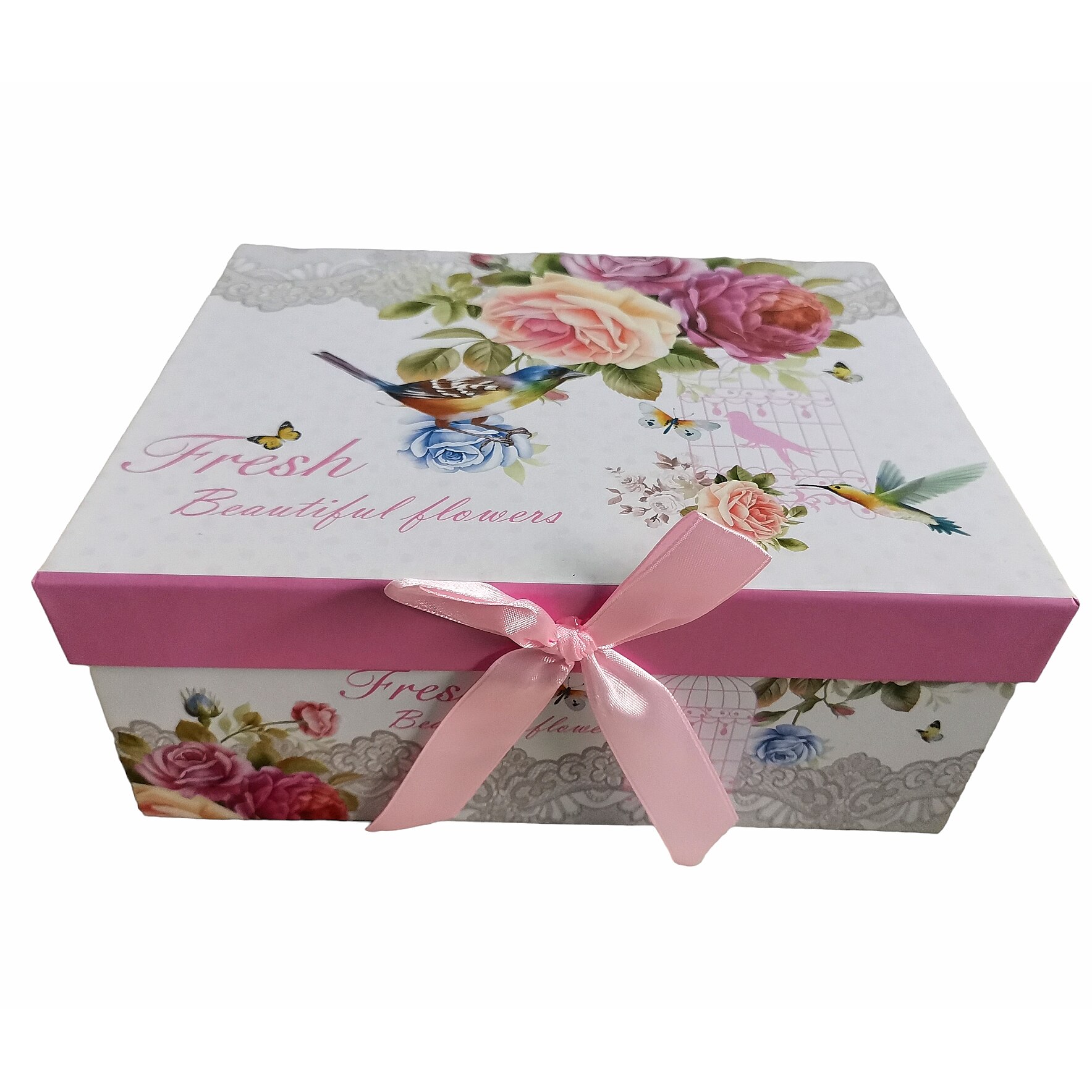 Cana ceai, volum 250 ml, cu infuzor si capac, model flori, ClauM, 16-6/ ...