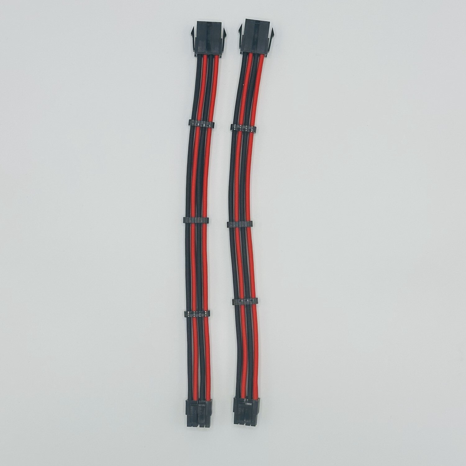 Set Prelungire Cabluri Sursa ATX SAMA Modding Rosu-Negru, Kit Extender ...