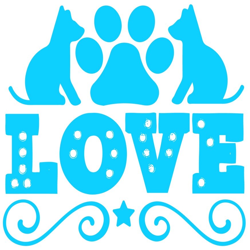 Sticker Exterior cu labuta si textul "Love" - pentru iubitorii de ...