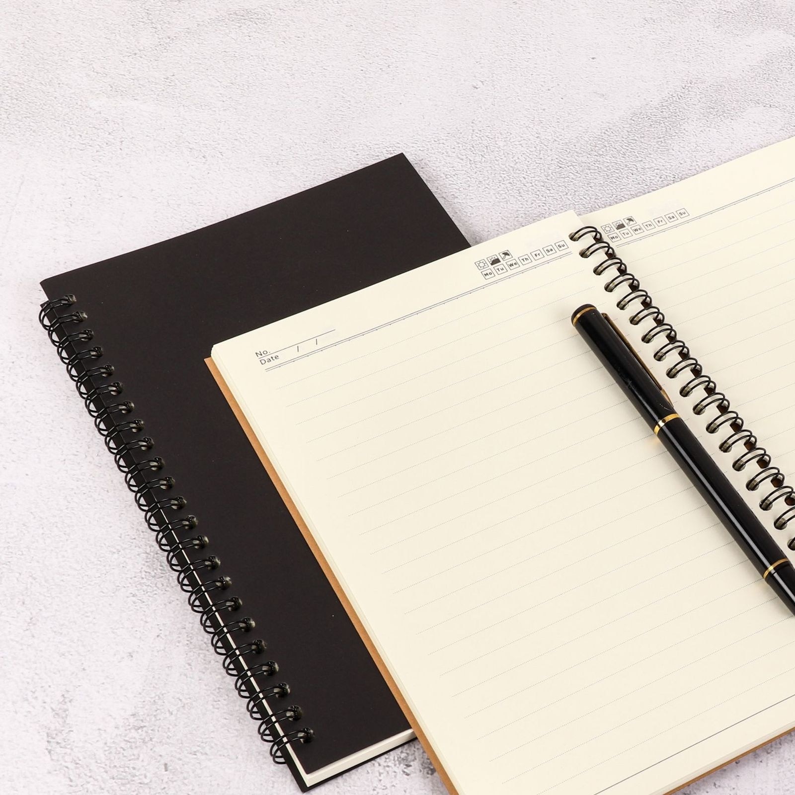 Set 2 Caiet A5 Cu Spira, Zggzerg, 50 coli, Carton laminat, Linie ...