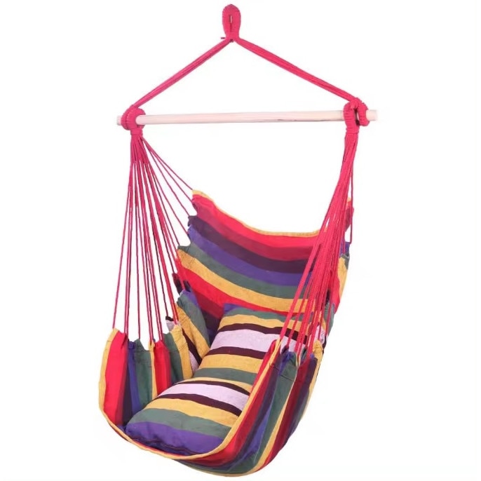 Hamac tip leagan coshop®, cu doua perne, rosu - eMAG.ro