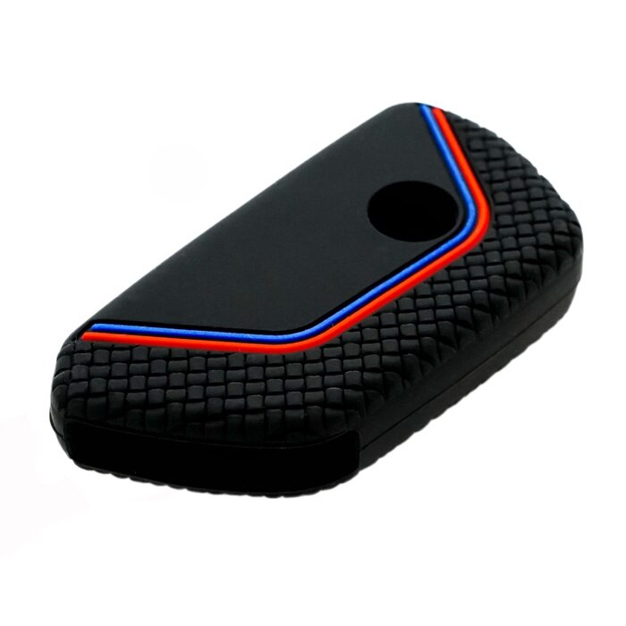 Husa Cheie Auto tip VW/Skoda/Seat, EHS E-Husa®, din silicon negru cu ...