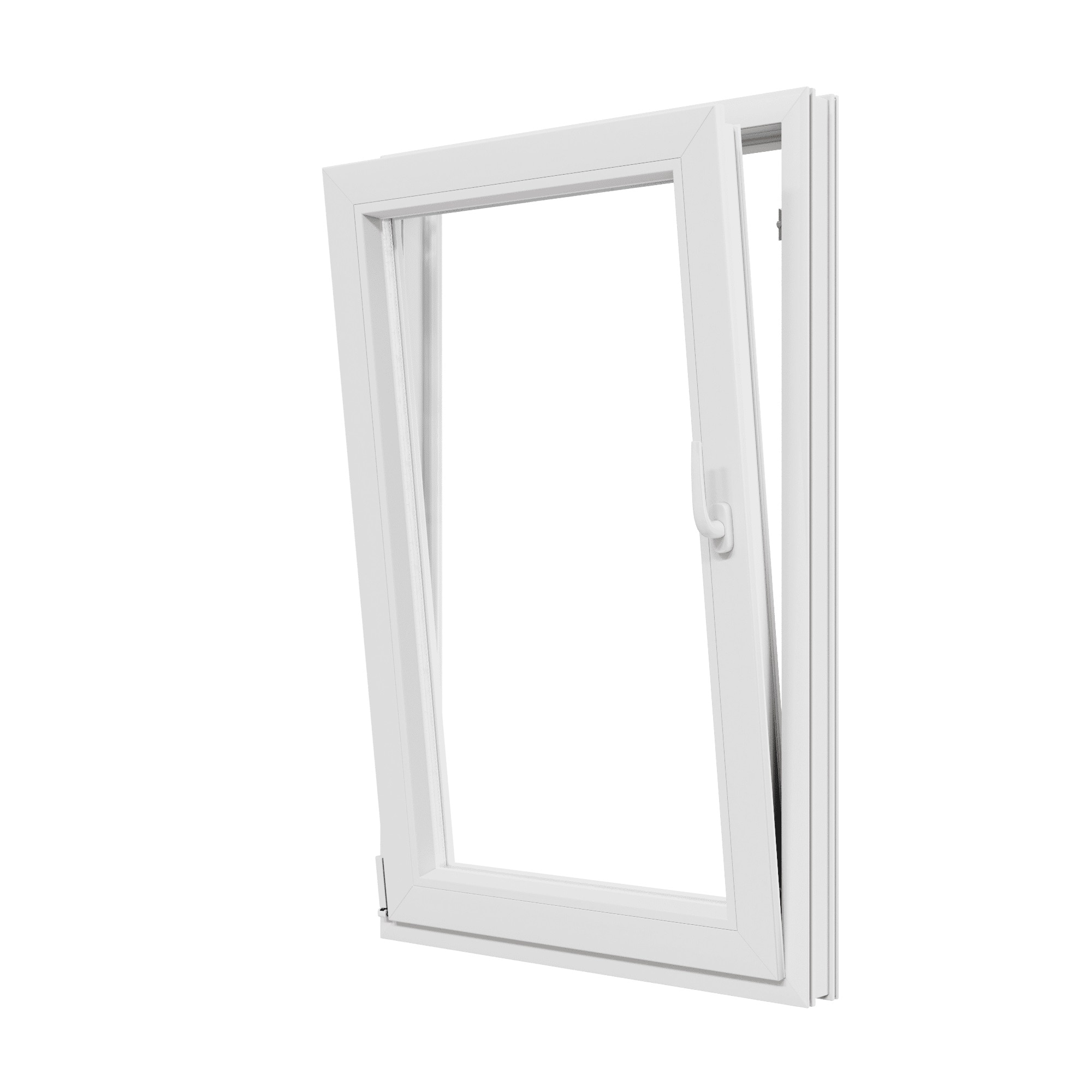 Fereastra PVC, 4 Camere, Alb, Sticla Low-E, Deschidere oscilobatanta ...