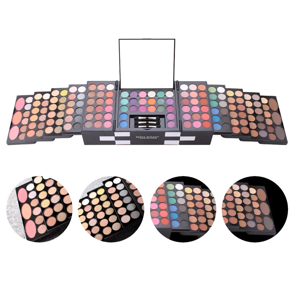 Trusa de machiaj MISS ROSE BLOCKBUSTER 3D cu 148 de culori ...