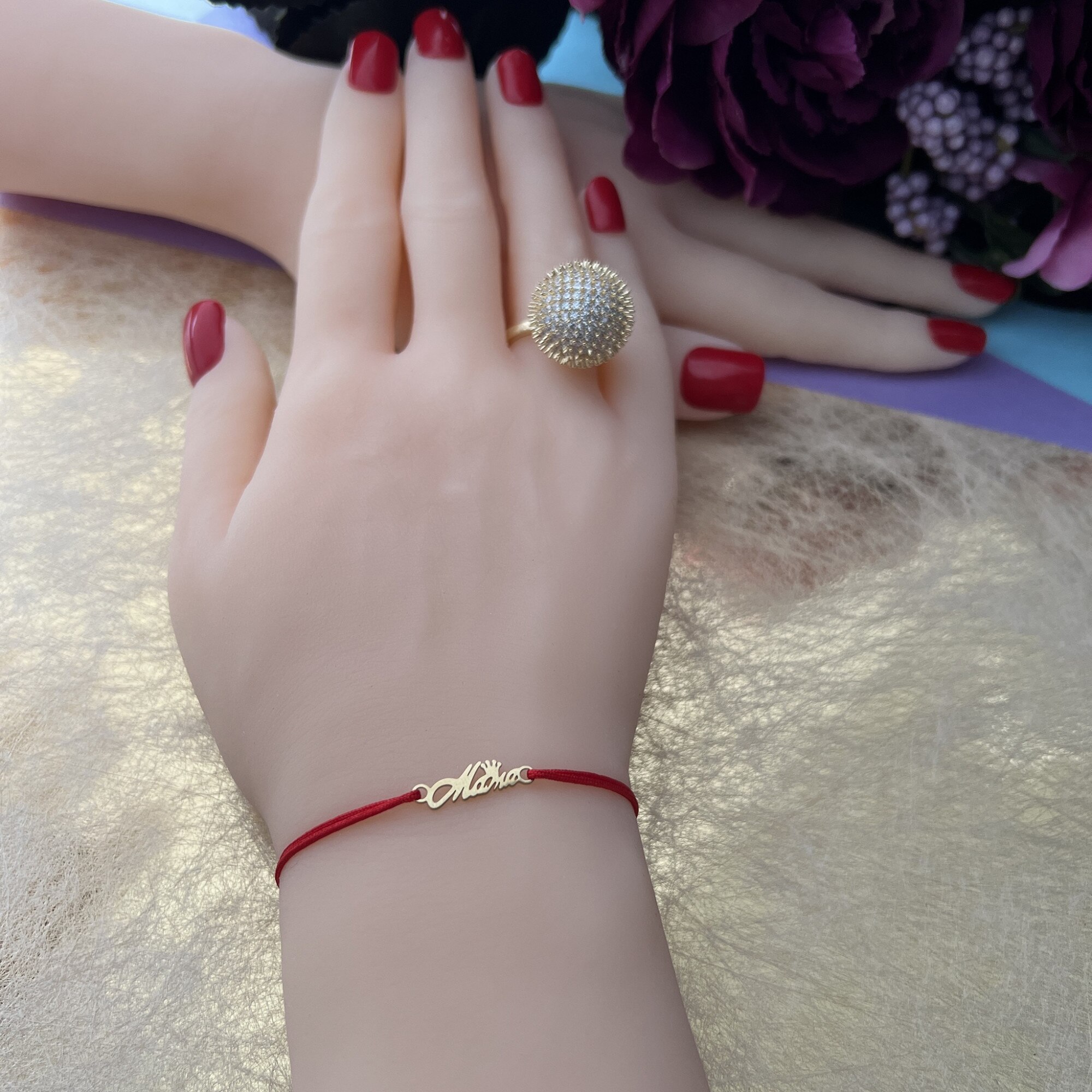 Bratara Red Lolo „Queen Mama” Gold Plated - eMAG.ro