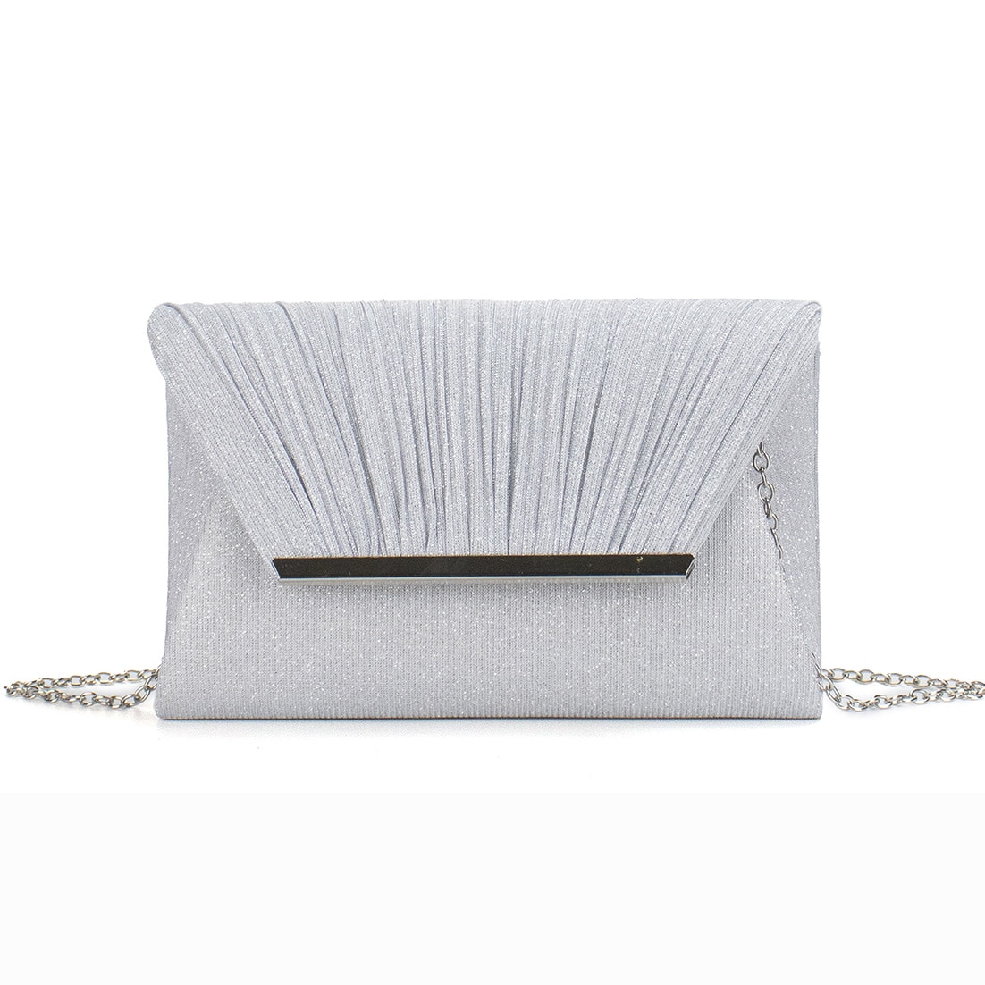 Geanta plic eleganta argintie - eMAG.ro