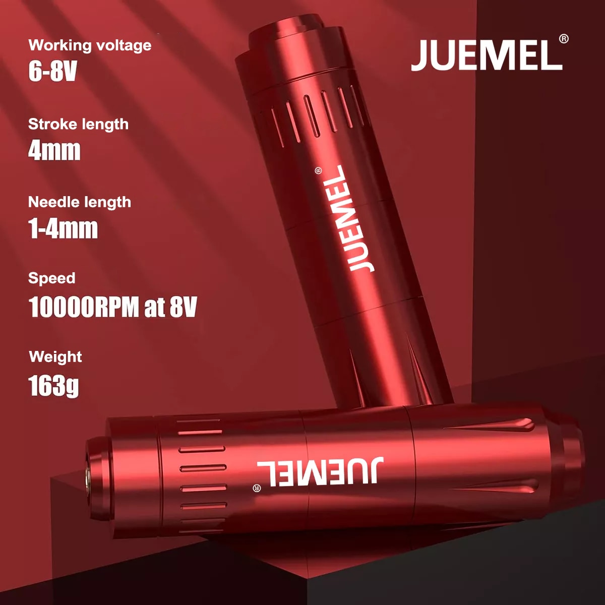 Set masina de tatuat cu cartus profesional, Juemel, M7050, aluminiu ...