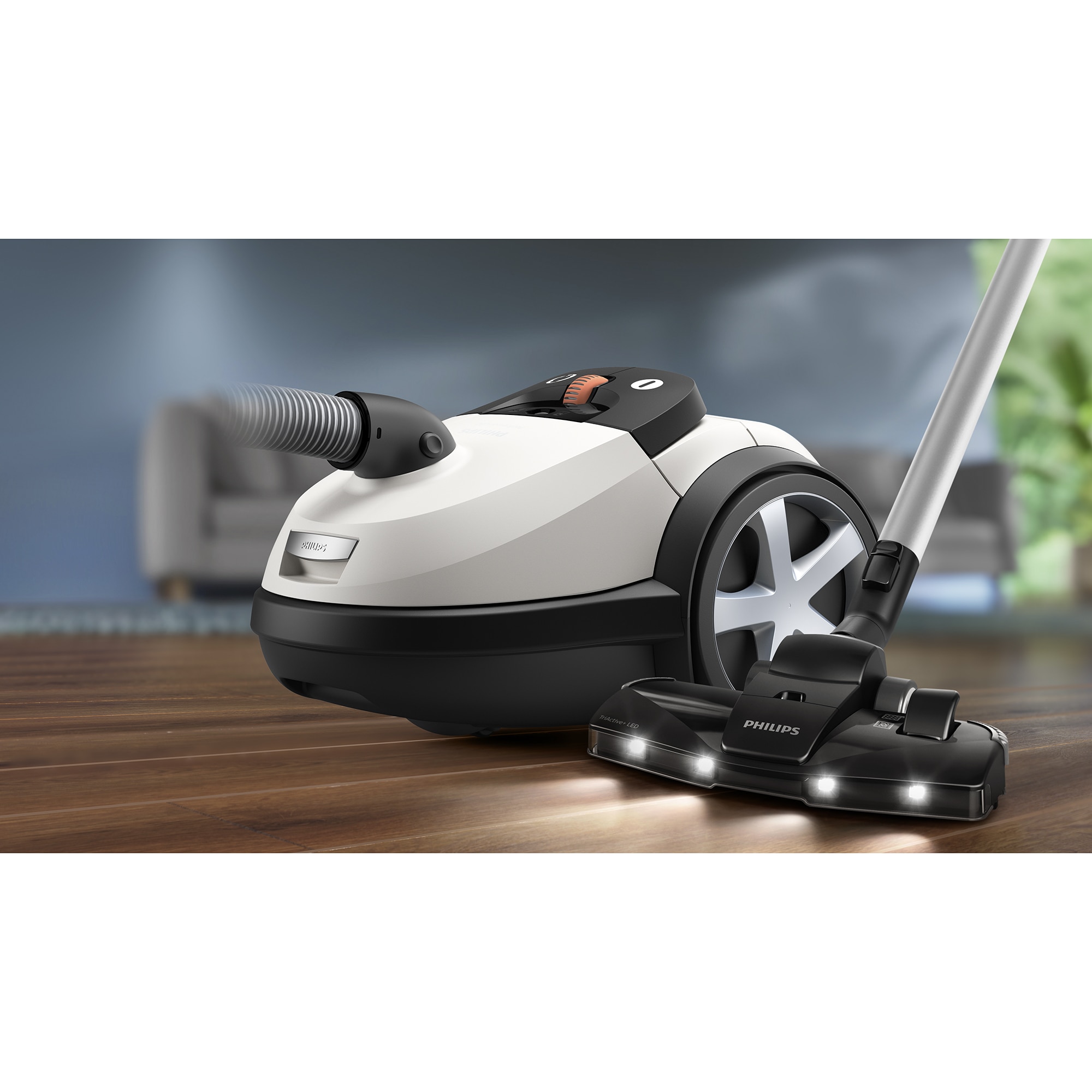 Aspirator cu sac Philips seria 8000 XD8142/12, 900W, Filtru HEPA, 76 db ...