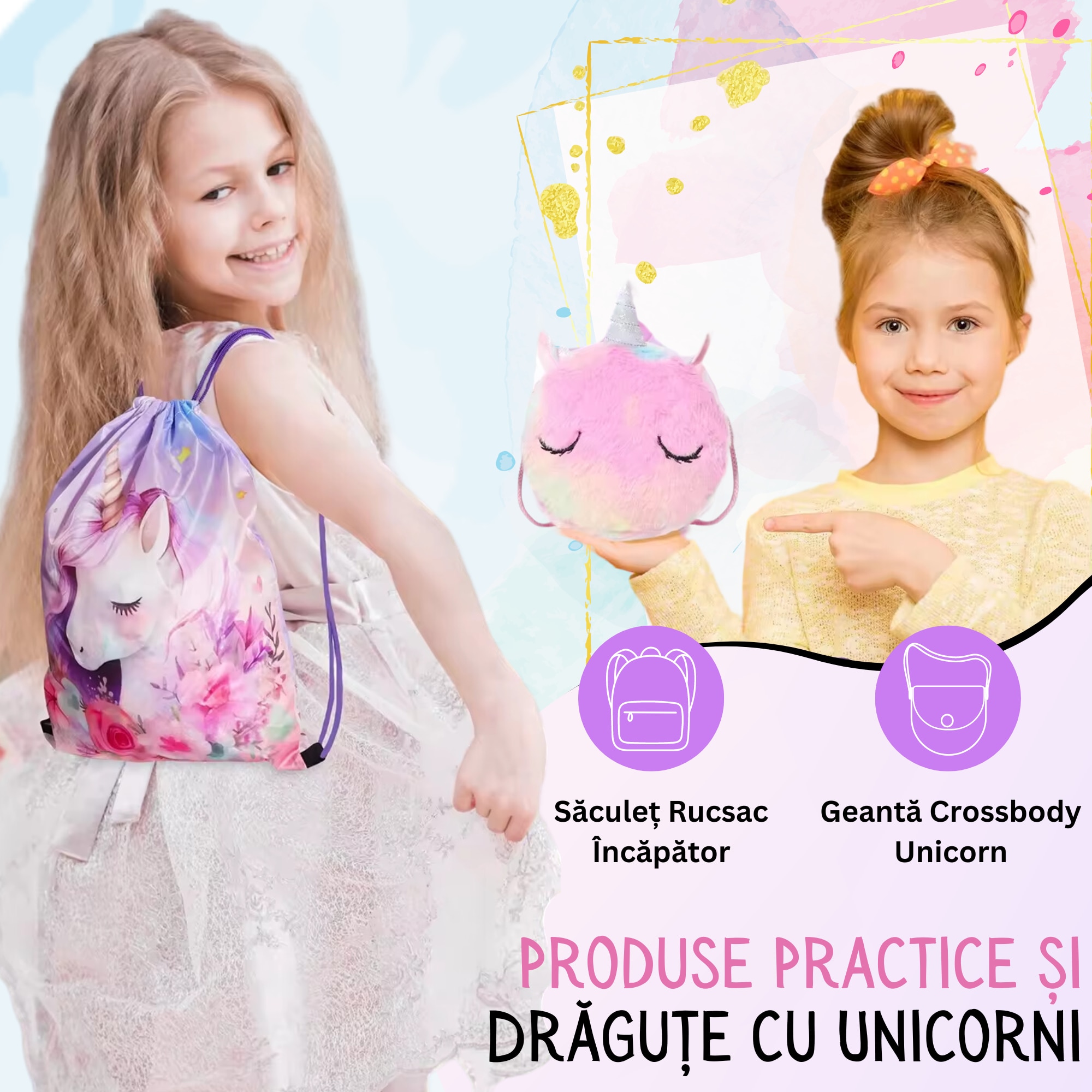 Set cadou fetite, Royal Rituals®, 10 piese, Patura fosforescenta ...