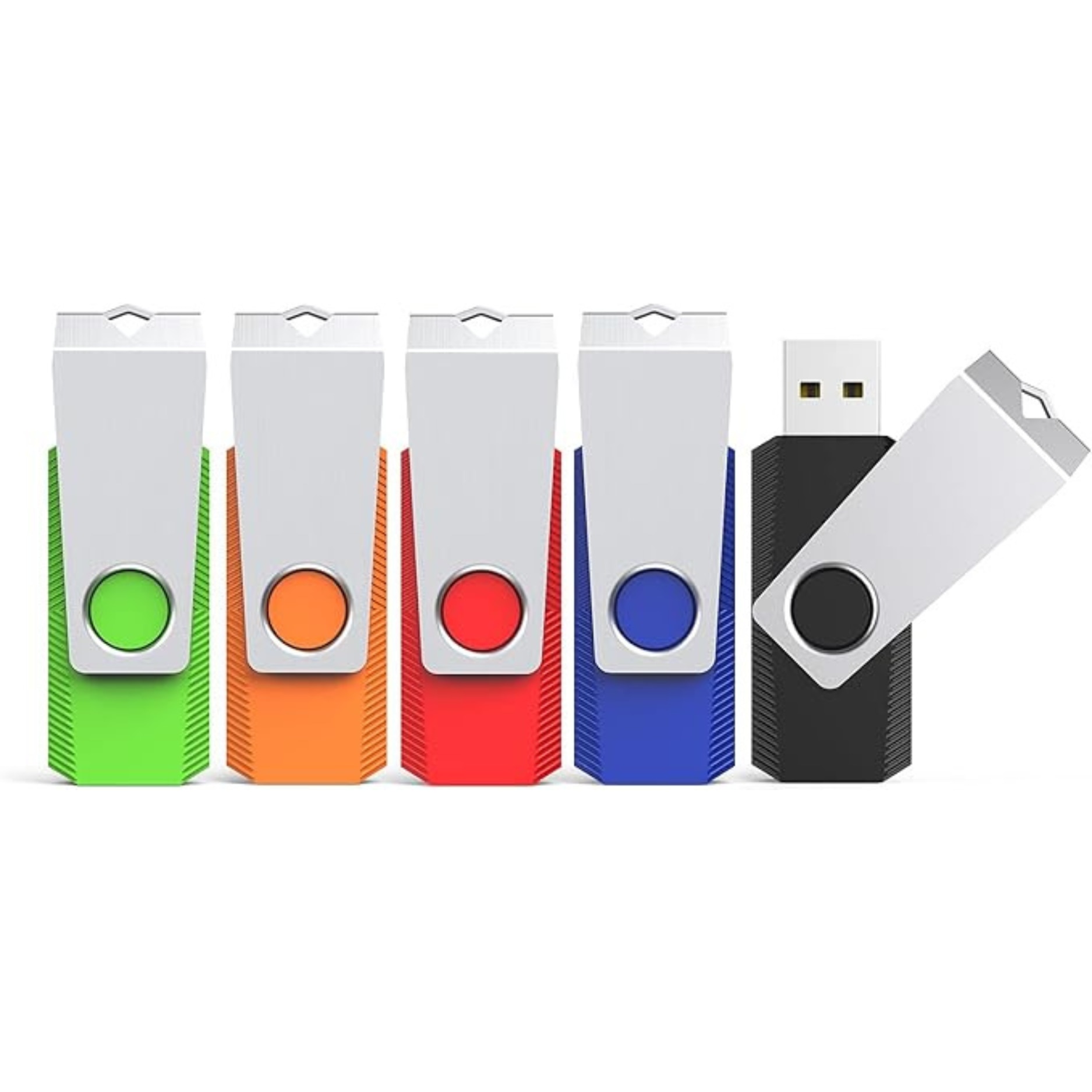 Set 5 stick-uri memorie USB 64GB, KEXIN by Kingston, multicolor - eMAG.ro
