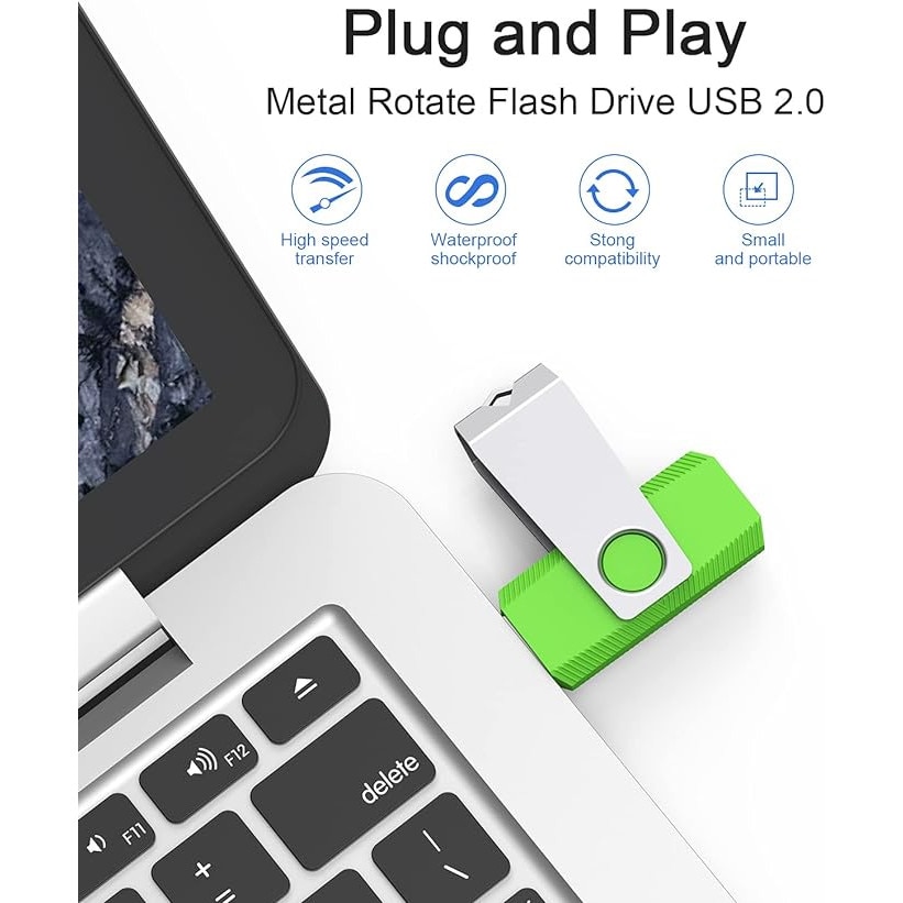 Set 5 stick-uri memorie USB 64GB, KEXIN by Kingston, multicolor - eMAG.ro