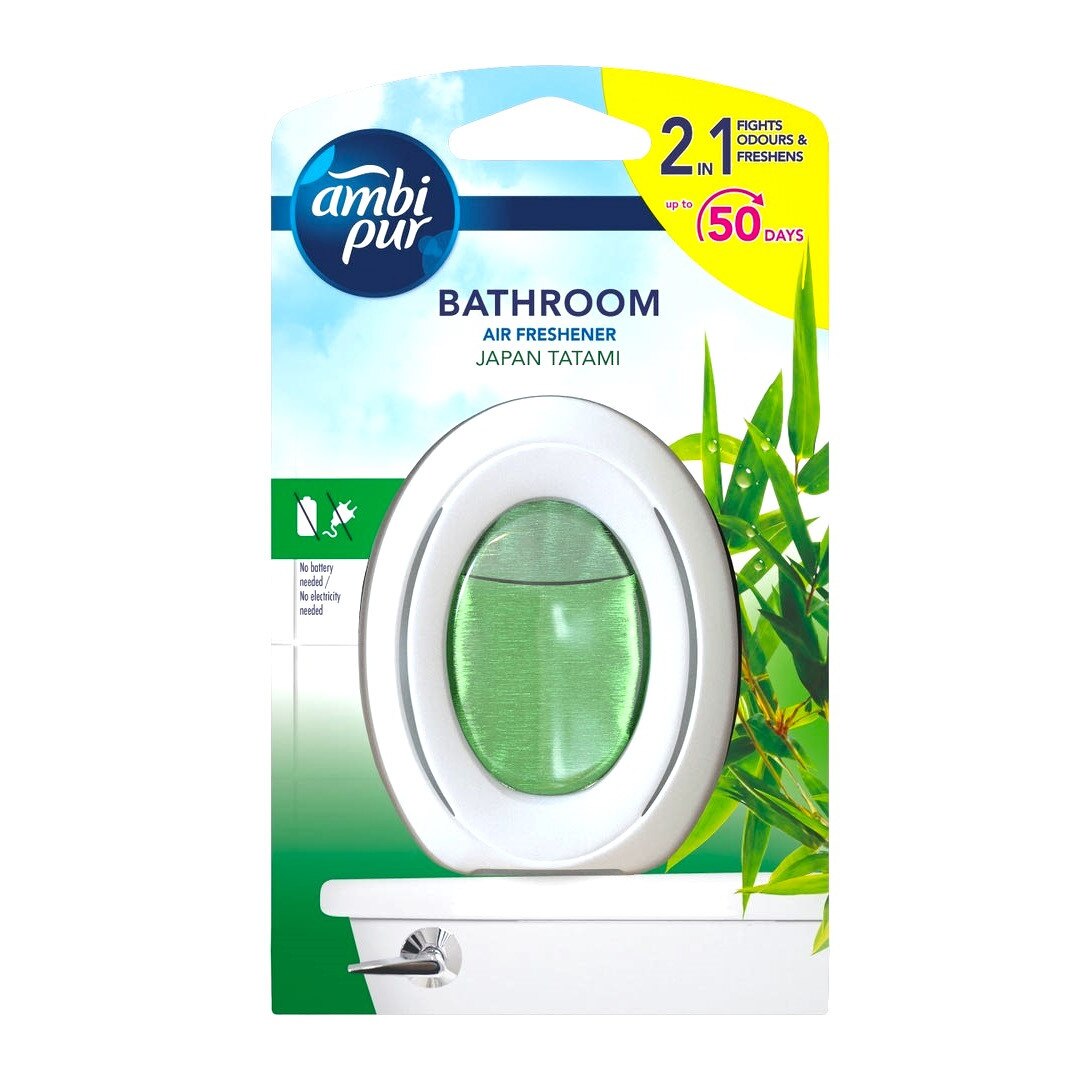 Odorizant de baie 2 in 1, AMBI PUR Japan Tatami, 7.5 ml - eMAG.ro