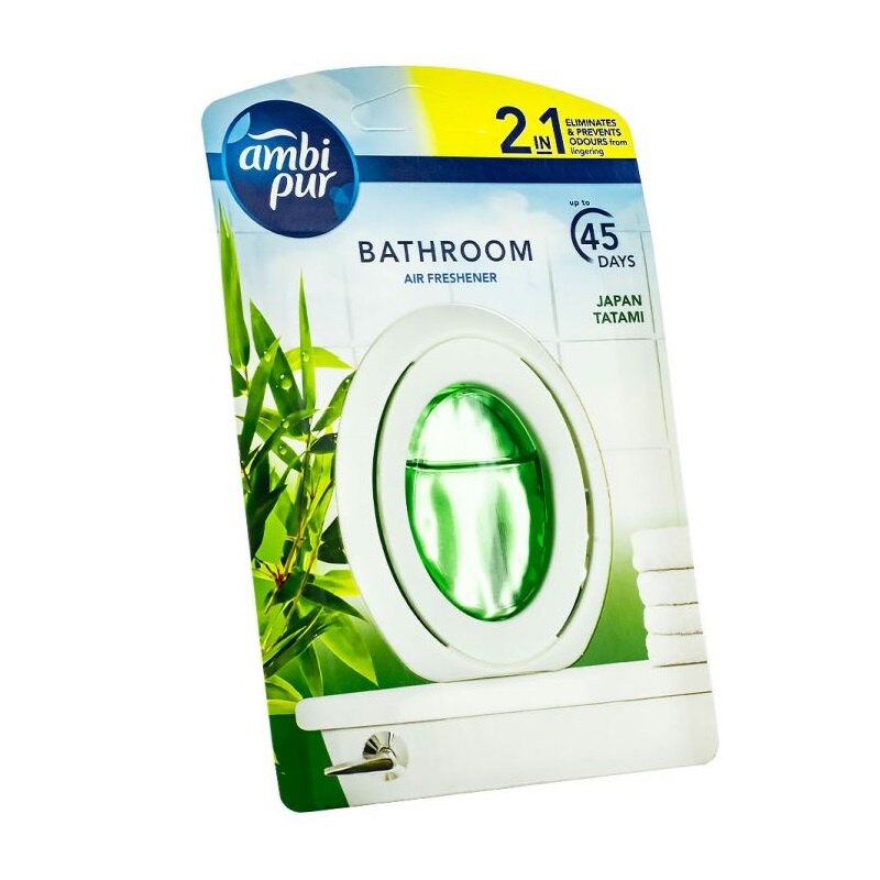 Odorizant de baie 2 in 1, AMBI PUR Japan Tatami, 7.5 ml - eMAG.ro