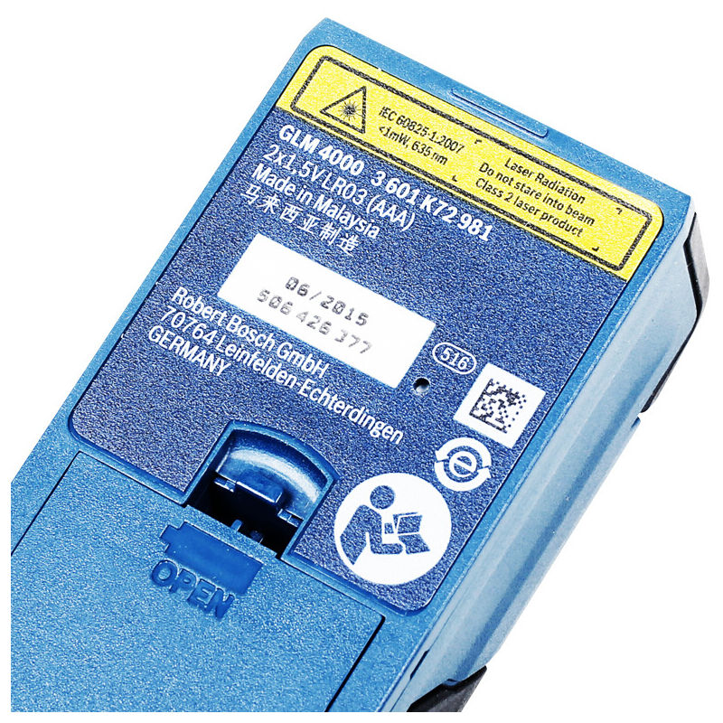 Telemetru Bosch GLM4000, 40m, ecran iluminat, carcasa rezistenta la ...