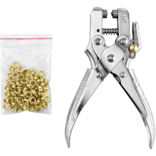 Set cleste cu 100 capse QttvbTna, aliaj/otel carbon, pentru materiale ...
