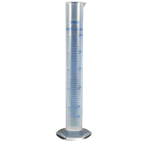 Cilindru gradat, QttvbTna, 250ml, plastic, transparent - eMAG.ro