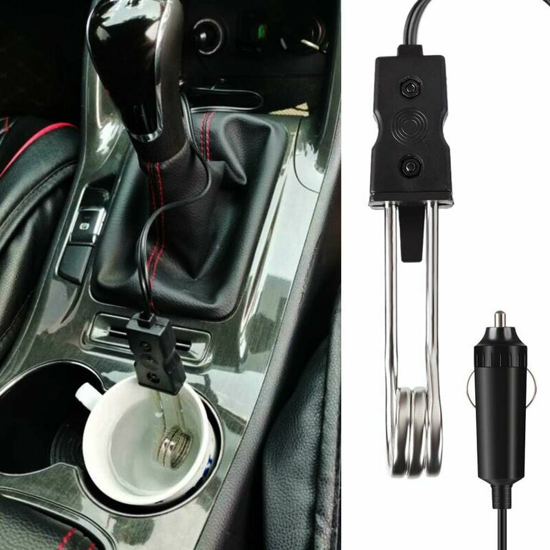 Incalzitor apa, QttvbTna, Pentru masina, 12V, 120W, 12.5 cm, Argintiu ...