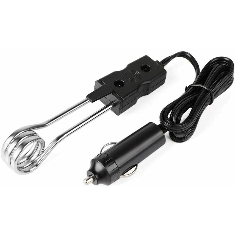 Incalzitor apa, QttvbTna, Pentru masina, 12V, 120W, 12.5 cm, Argintiu ...