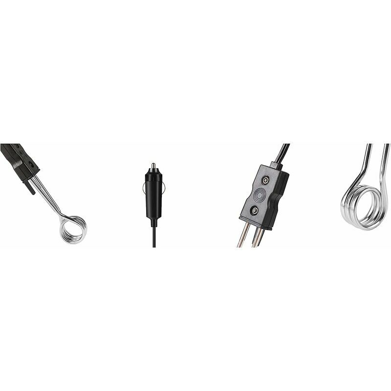 Incalzitor apa, QttvbTna, Pentru masina, 12V, 120W, 12.5 cm, Argintiu ...