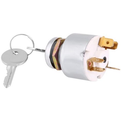 Set comutator pornire motor QttvbTna, aluminiu, argintiu, 12V ...