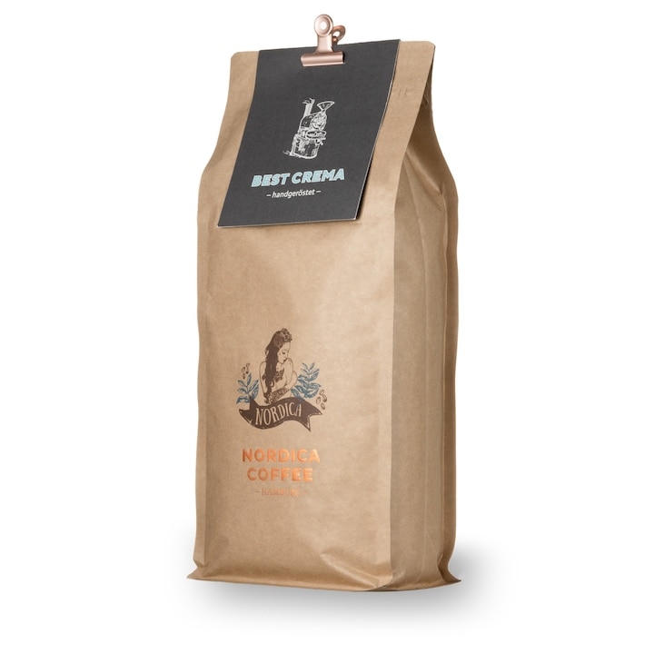 Cafea boabe Best Crema, Nordica Coffee, 1000g - eMAG.ro