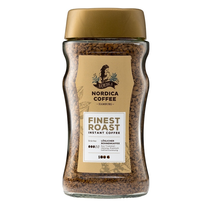 Cafea instant Nordica Coffee, HM FINEST GOLD, 100g - eMAG.ro