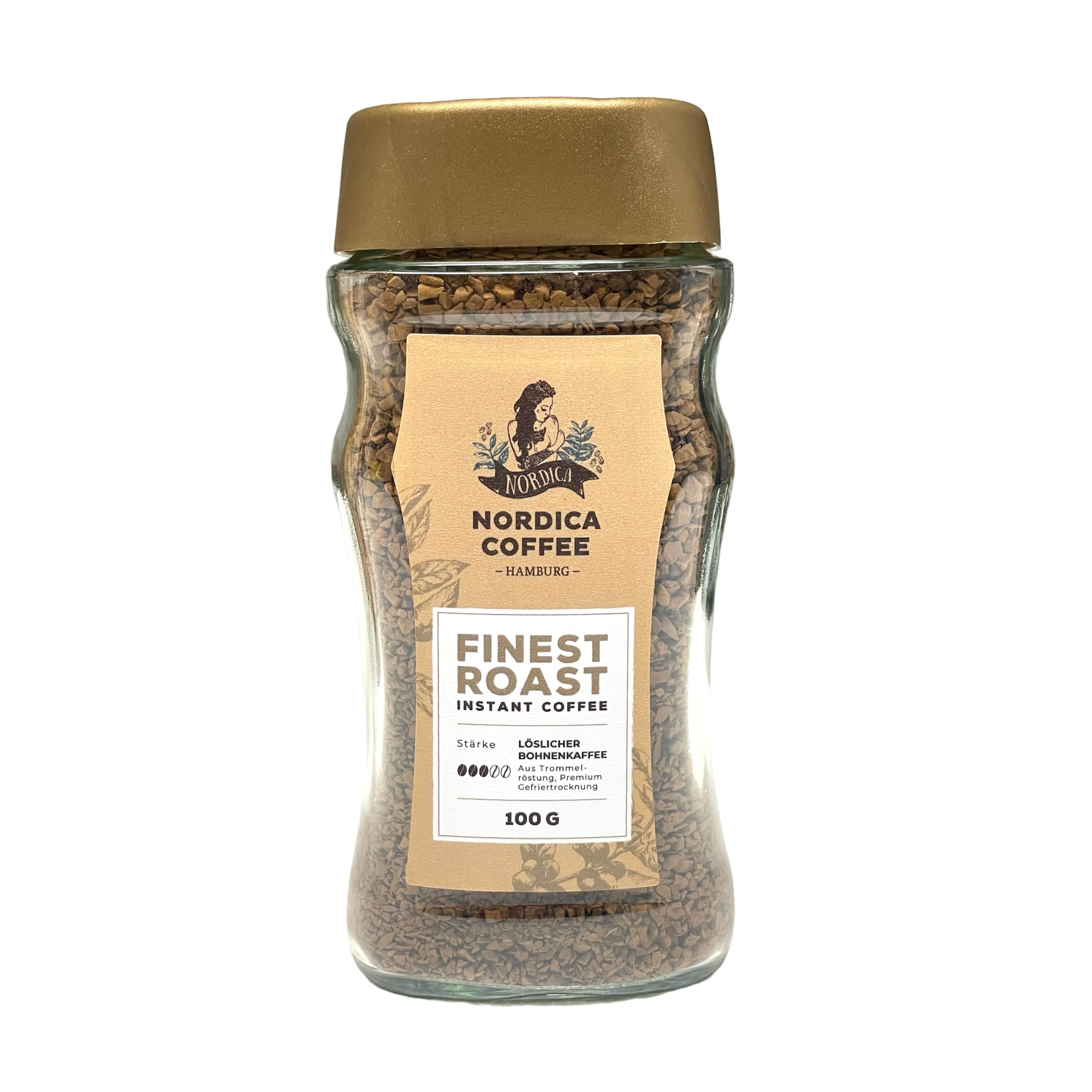 Cafea instant Nordica Coffee, HM FINEST GOLD, 200g - eMAG.ro