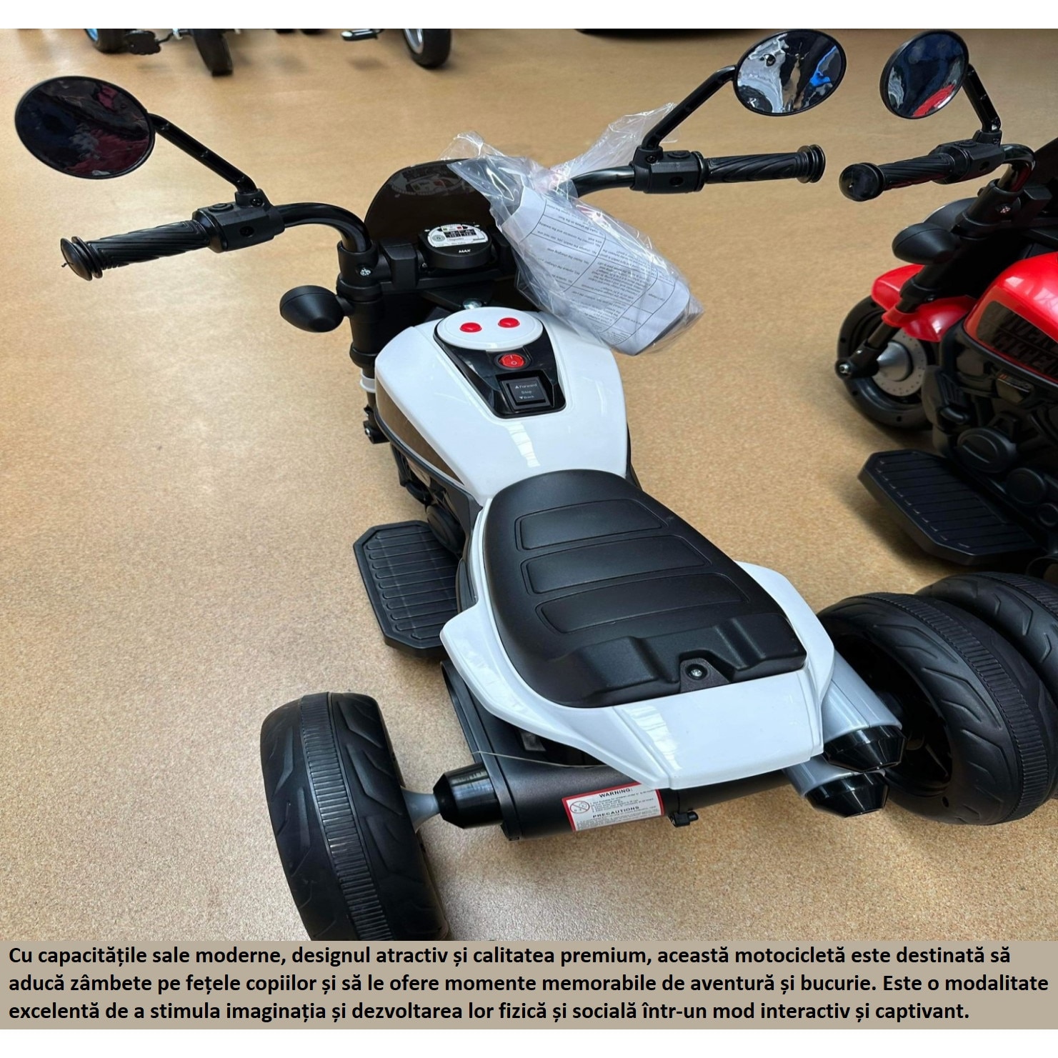 Motocicleta Electrica Pentru Copii, Capacitate Motor 6V, Functie ...