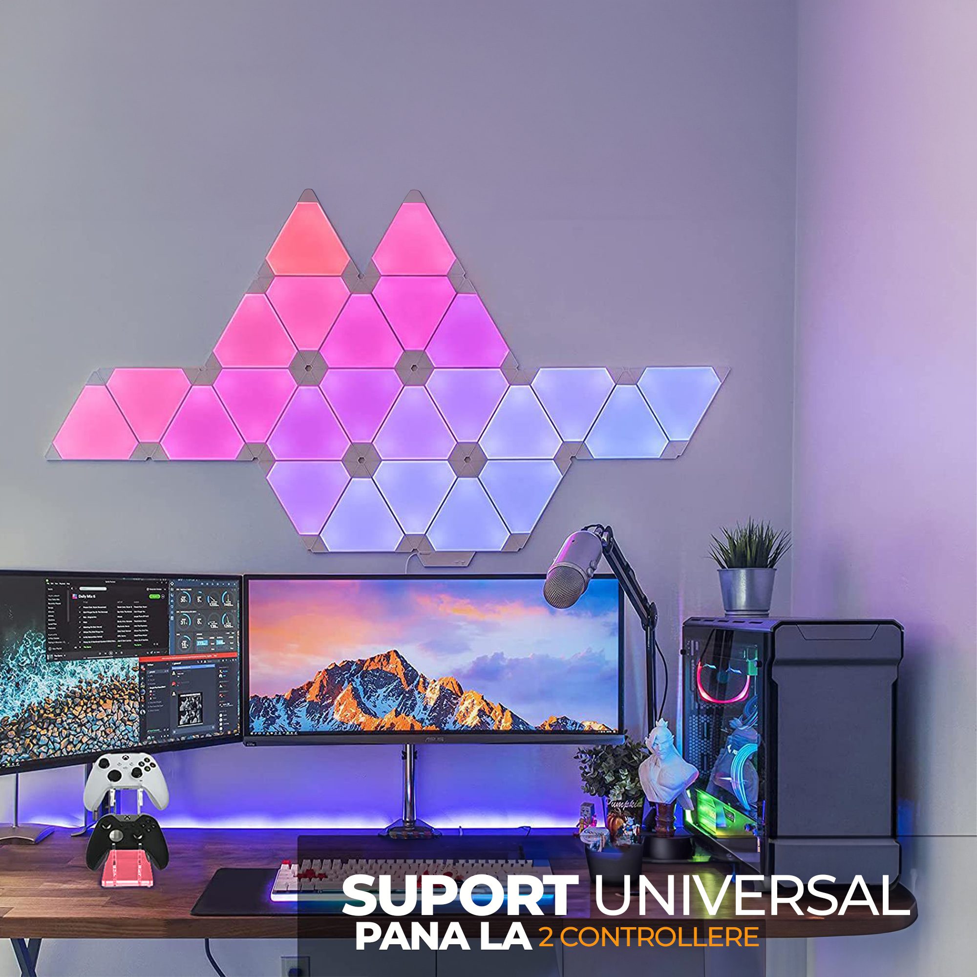 Suport PadForce® Controller, Statie Gaming, Compatibil cu Xbox, PS5 ...