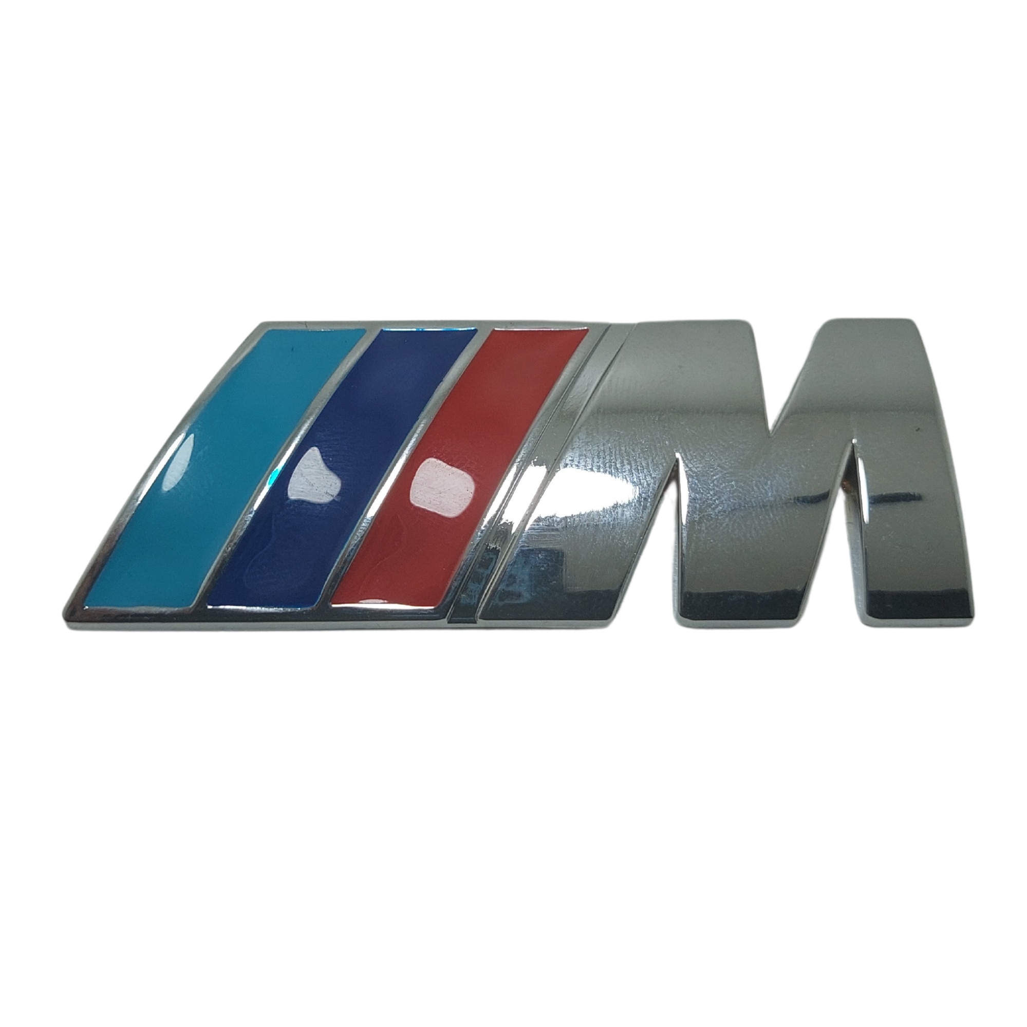 Emblema Mpower Logo Sticker Metalic cromat pentru grila fata, Fixare ...