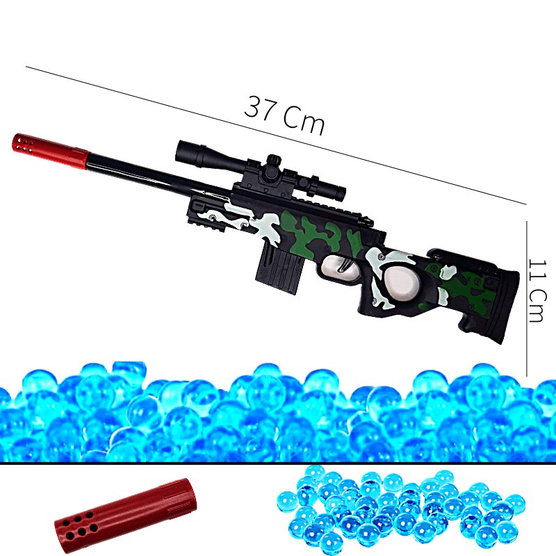 Pusca Elita cu Amortizor si Bile Gel de Apa, Orbeez, Hidrogel, Blaster ...