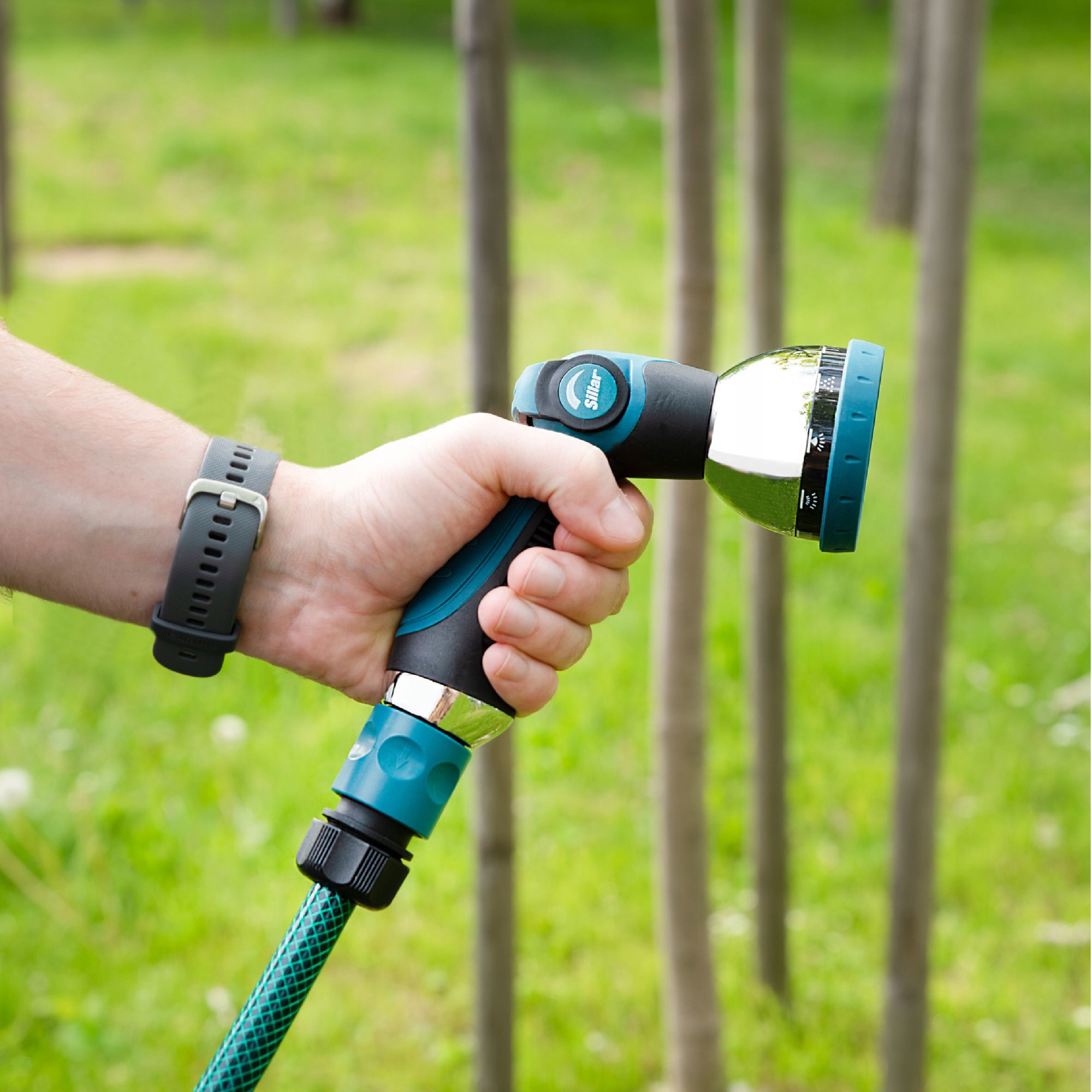 Pistol de stropit, pentru gradina, cu 10 functii, Sillar - eMAG.ro