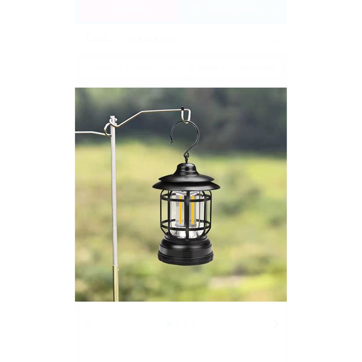 Felinar Cu 3 LED-uri COB - eMAG.ro