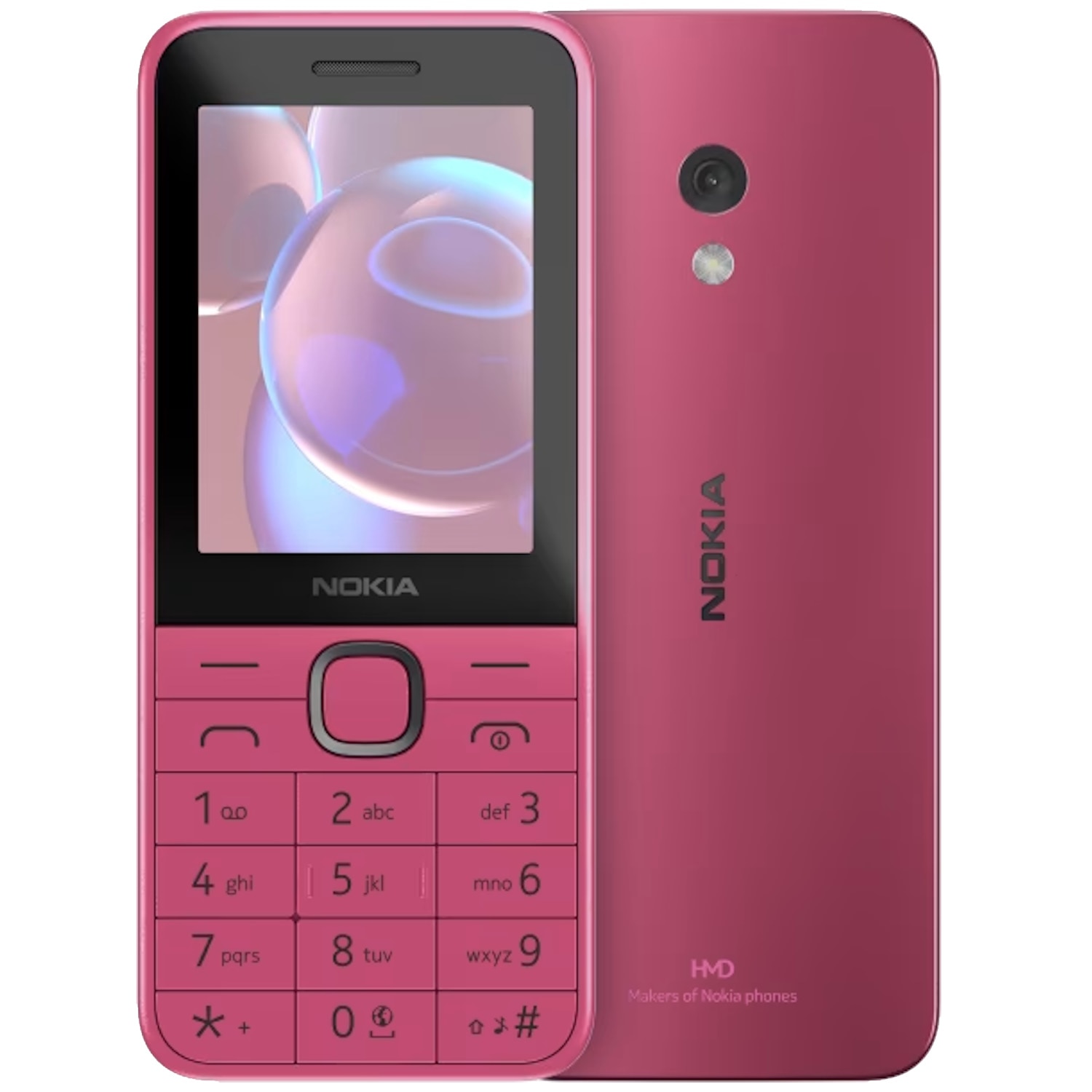 Telefon mobil Nokia 225 (2024), Dual SIM, 4G, Roz - eMAG.ro