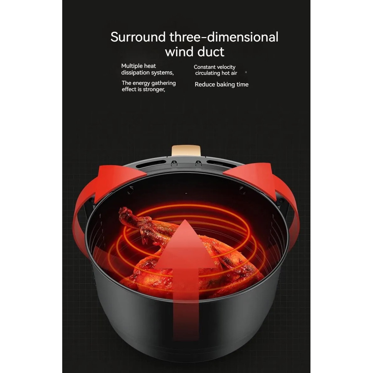 Friteuza cu aer cald fara ulei PERFORMANCE®Air Fryer 8 functii ...