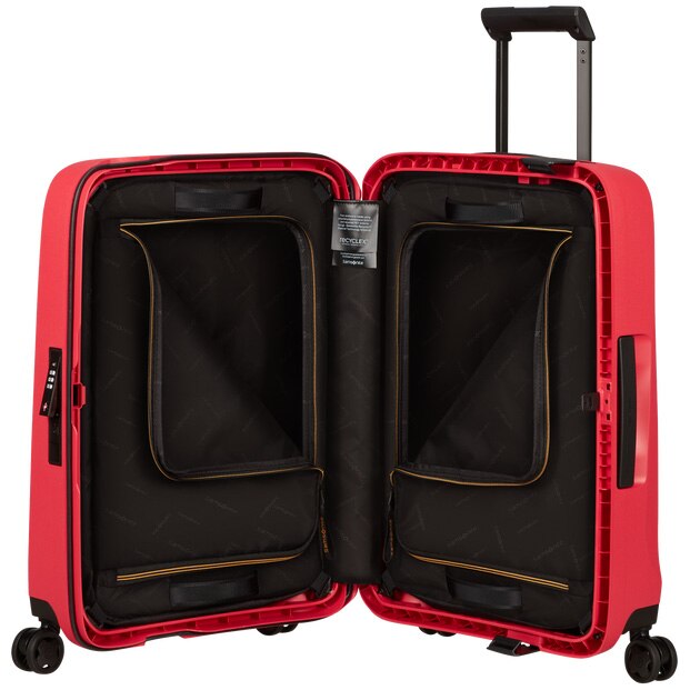 Troler Samsonite Essens Spinner, 55x40x20 cm, 39 litri, rosu - eMAG.ro