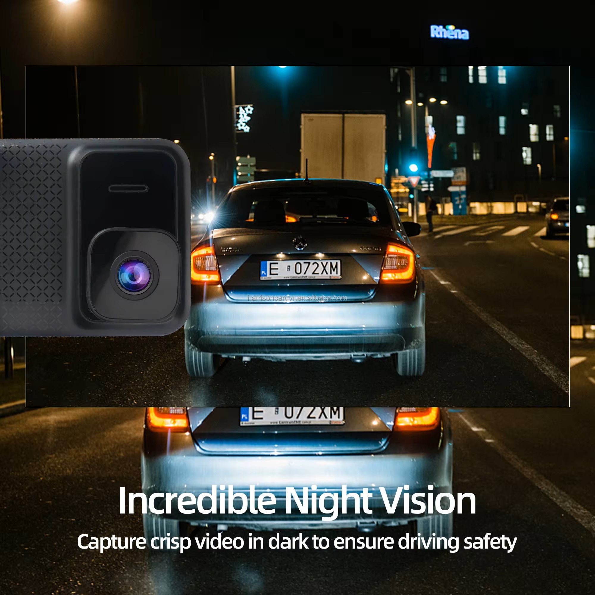 Camera auto duala fata/spate, HD, 4K, ecran tactil 12 inch, DVR, wifi ...