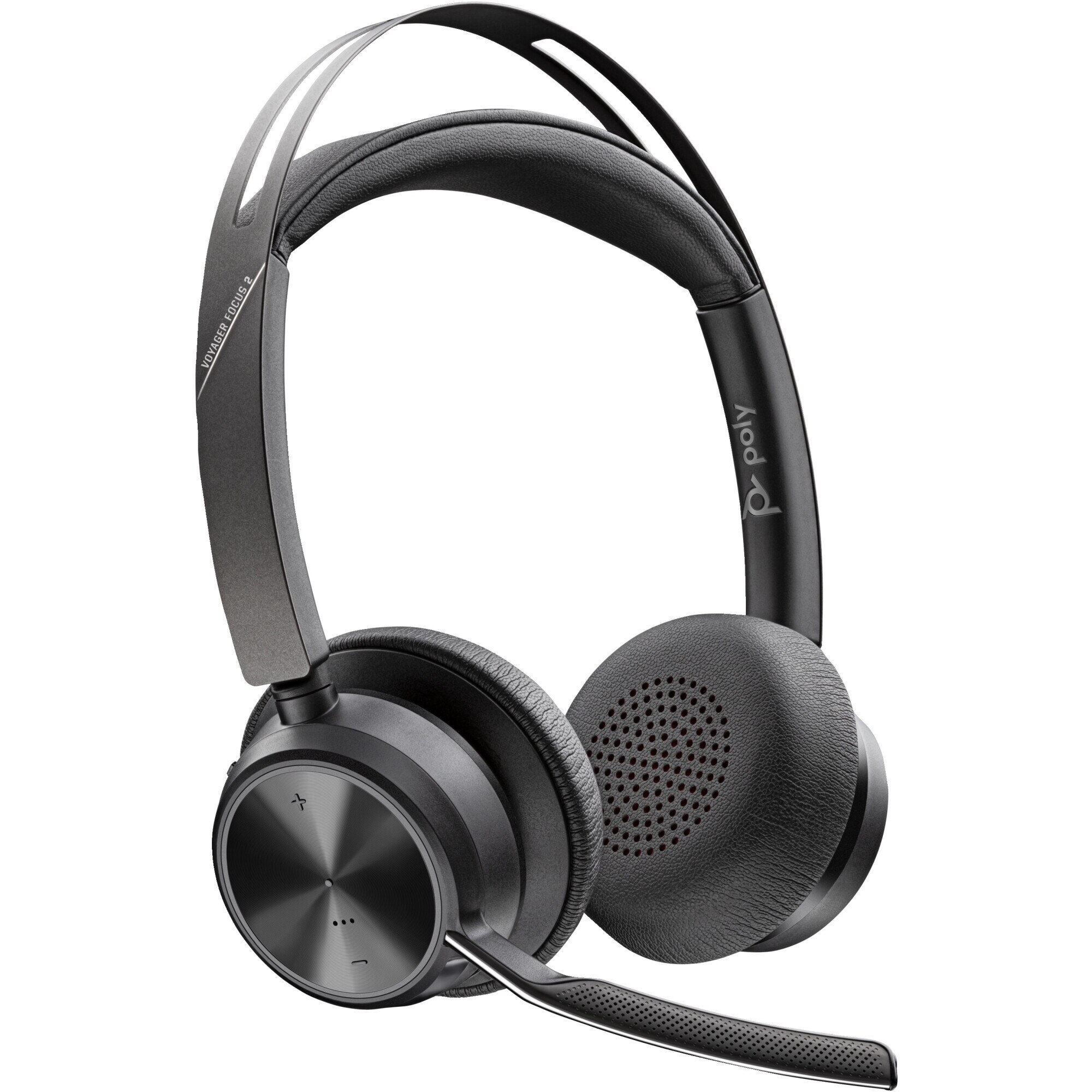 Casti Wireless Poly Voyager Focus 2, Over the ear, Bluetooth, Negru ...