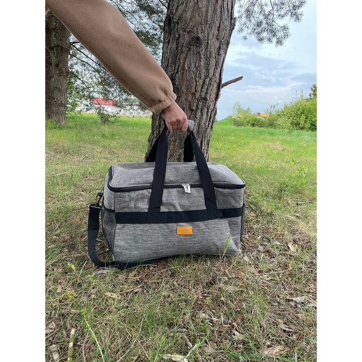 Geanta termica pentru picnic, Zola®, inchidere fermoar, capacitate 40 L ...