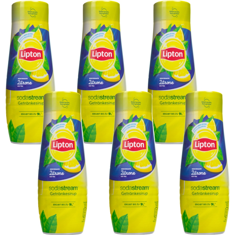 Sirop pentru SodaStream Lipton Ice Tea Lemon 440ml, 6 bucati - eMAG.ro