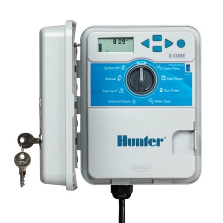 Programator irigatii Hunter X-CORE 6 zone exterior - eMAG.ro