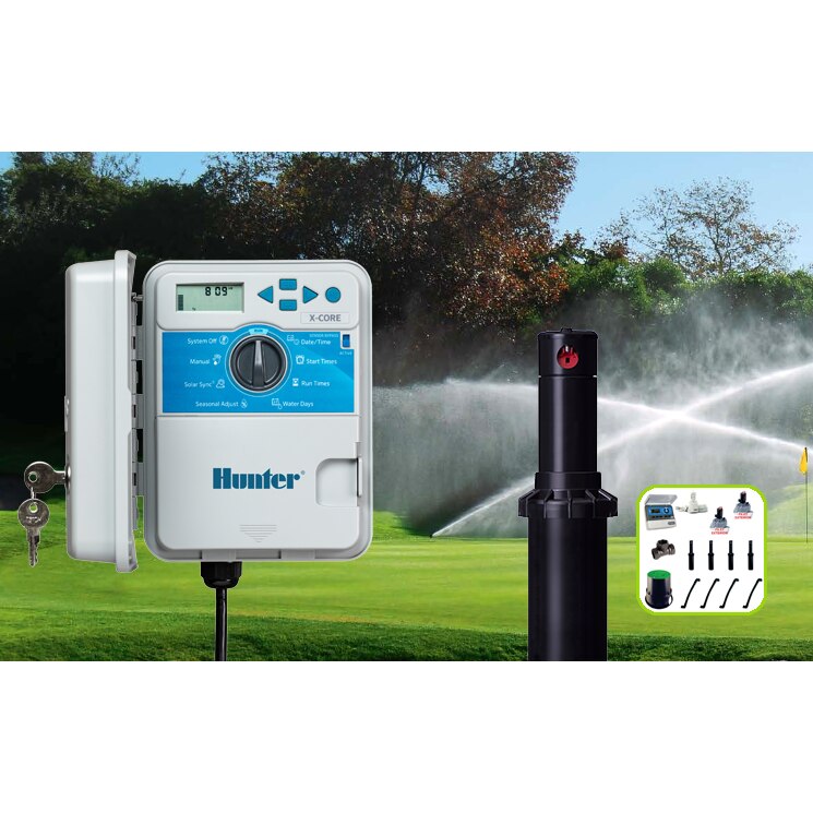 Programator irigatii Hunter X-CORE 6 zone exterior - eMAG.ro