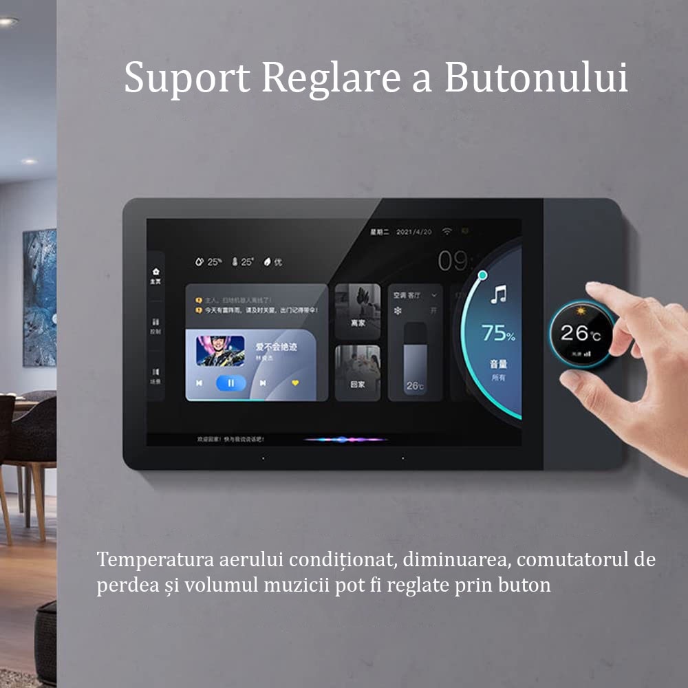 Panou de control/automatizare 7inch, Wi-Fi, Smart Home, Bluetooth, Tuya ...