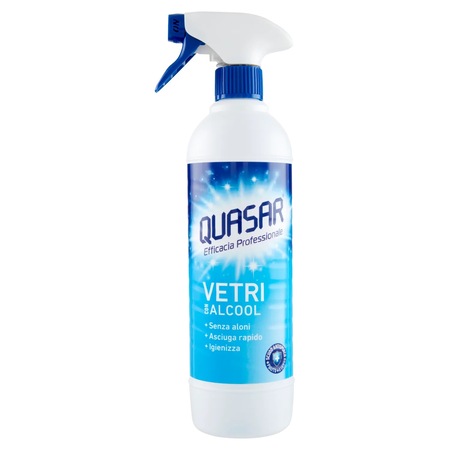 Solutie Curatare Geamuri cu Alcool Quasar, 580 ml - eMAG.ro