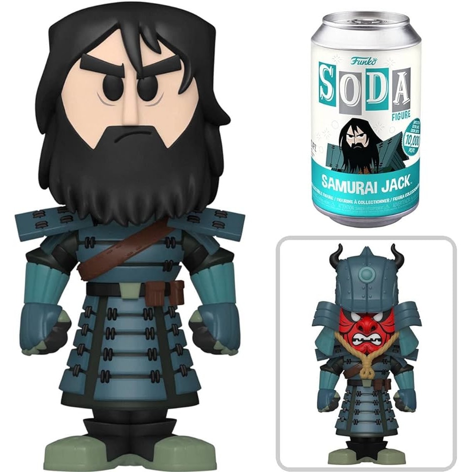 Figurina, Funko Soda Samurai Jack Armored Vinyl tinichea, 9cm - eMAG.ro