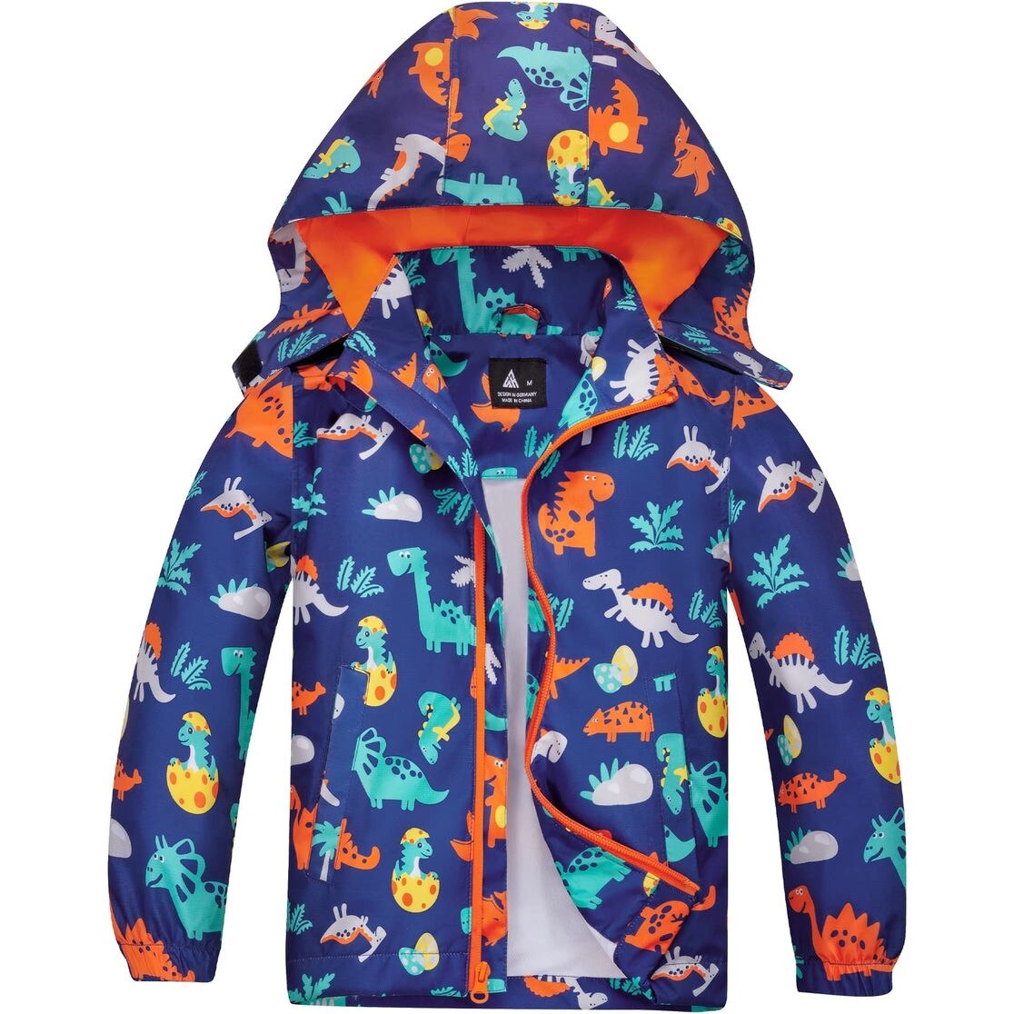 Geaca de ploaie pentru copii, Impermeabila, Detasabila, cu gluga, 5-6 ...