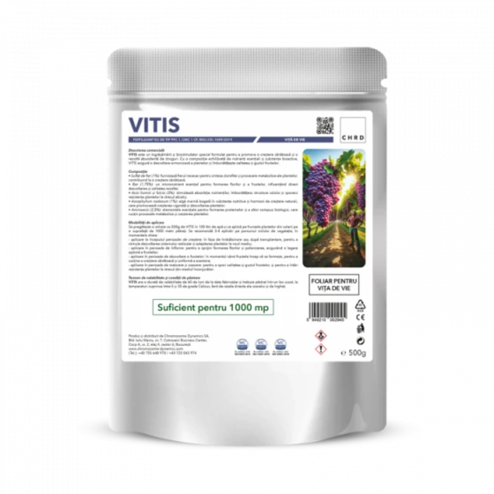Fertilizant foliar pentru vita de vie, Vitis, 500 g - eMAG.ro